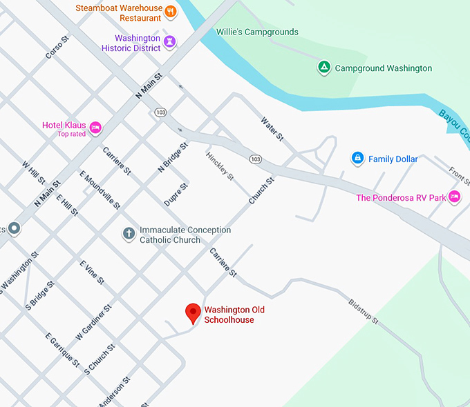 16. washington old schoolhouse map