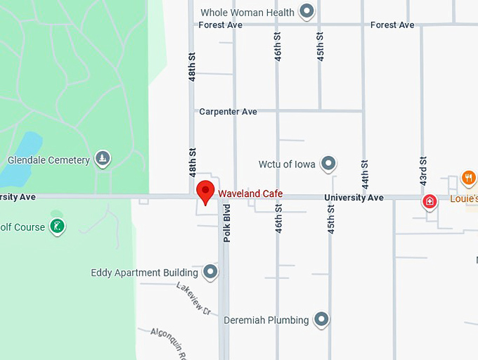 16. waveland cafe map