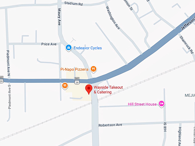 16. wayside takeout & catering map
