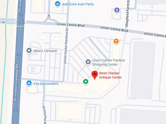 16. west chester antique center map