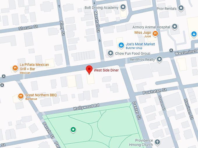 16. west side diner map