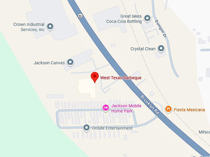 16. west texas barbeque co map