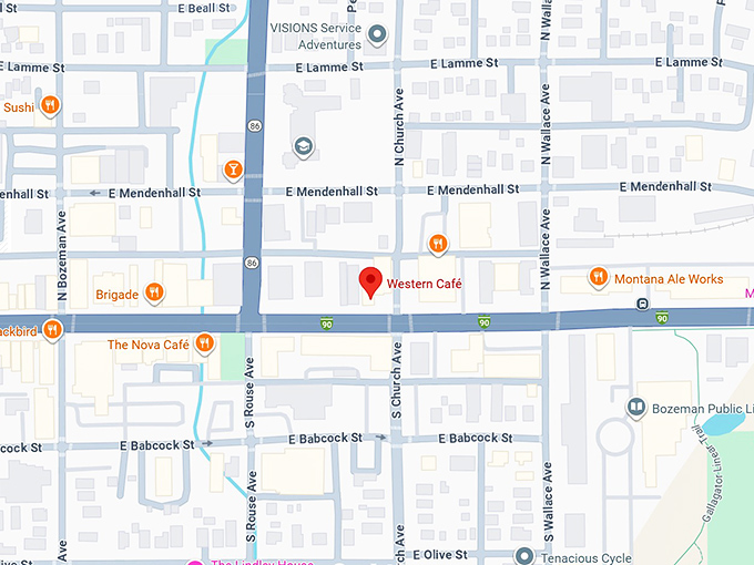 16. western caf&eacute; map