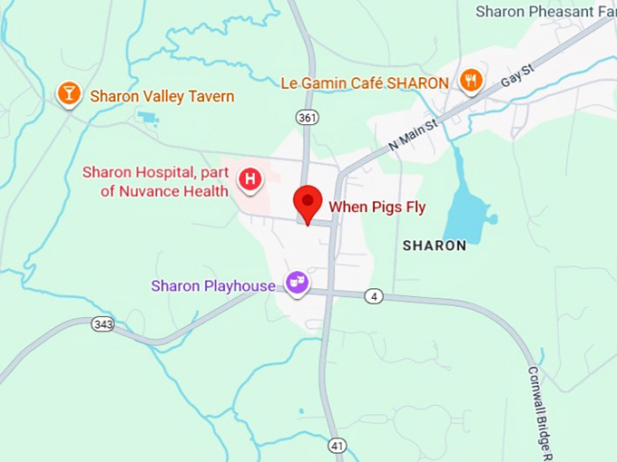 16. when pigs fly map