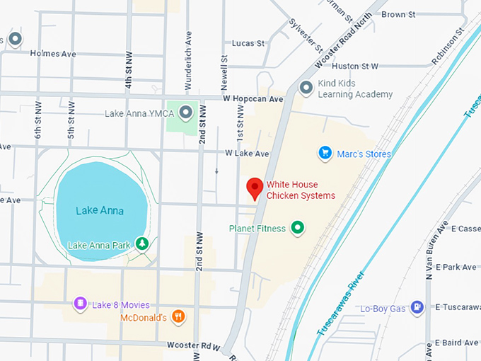 16. white house chicken systems inc map