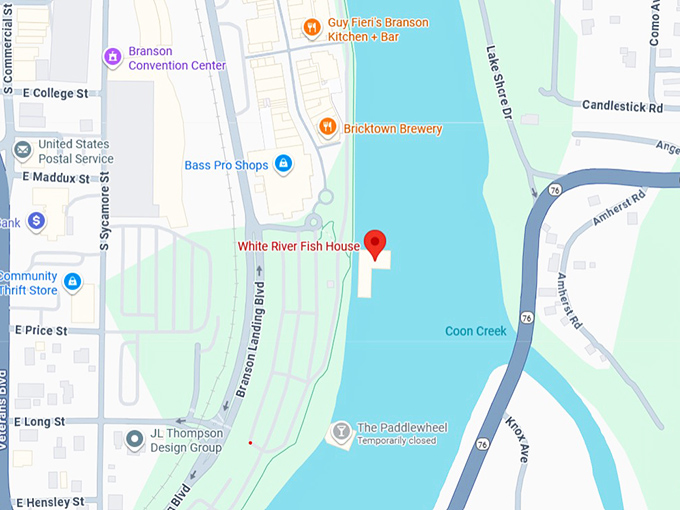 16. white river fish house map