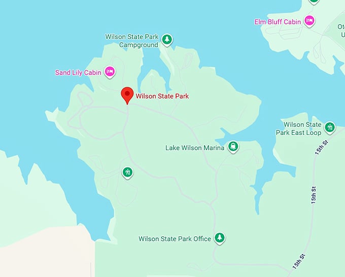 16. wilson state park map