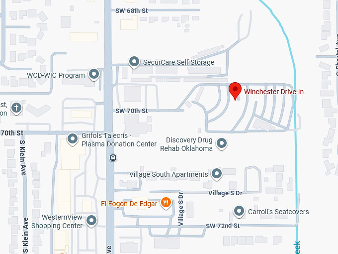 16. winchester drive in map