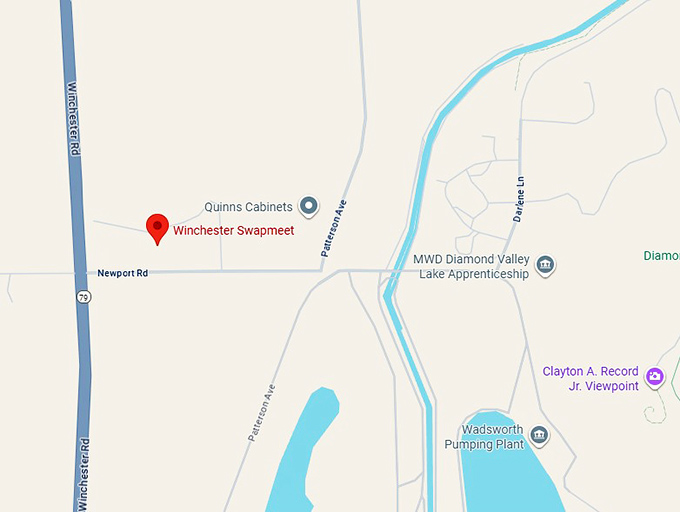 16. winchester swapmeet map