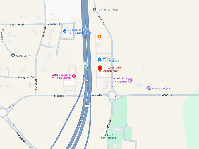 16. wisconsin dells antique mall map