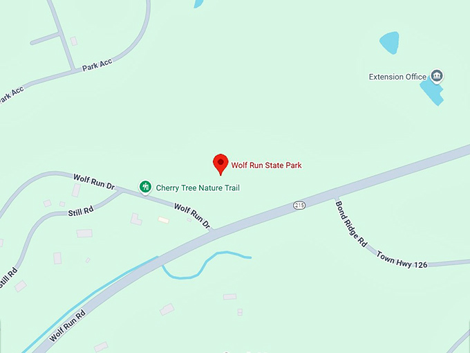 16. wolf run state park map