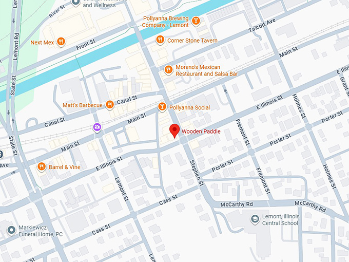 16. wooden paddle map