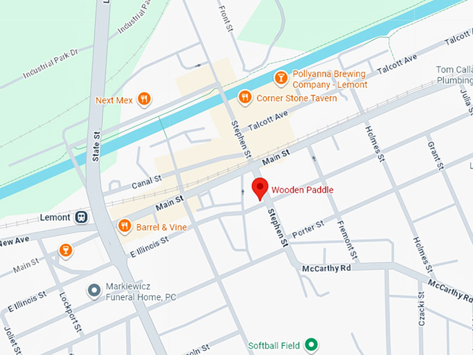 16. wooden paddle map