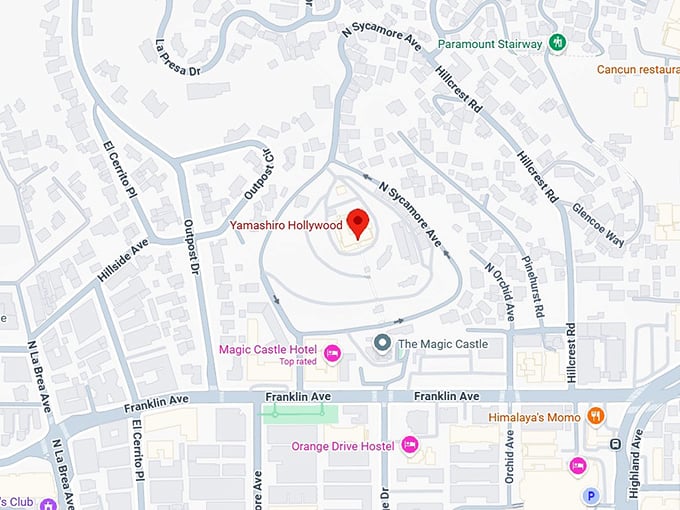 16. yamashiro hollywood map