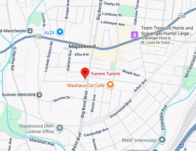 16. yummi tummi map