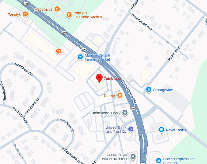 16. zoto's diner map