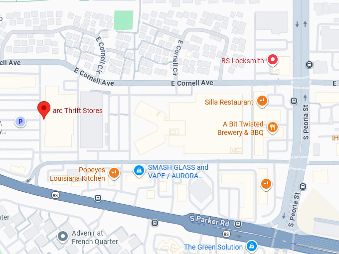 16. arc thrift store map