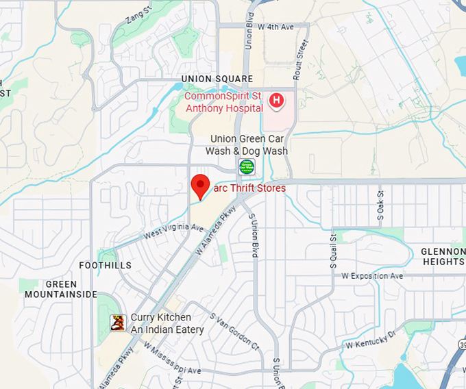 16. arc thrift stores map