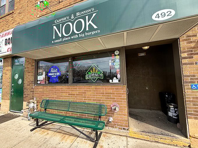 "A small place with big burgers" isn't just a slogan&mdash;it's a delicious promise The Nook delivers on every visit.