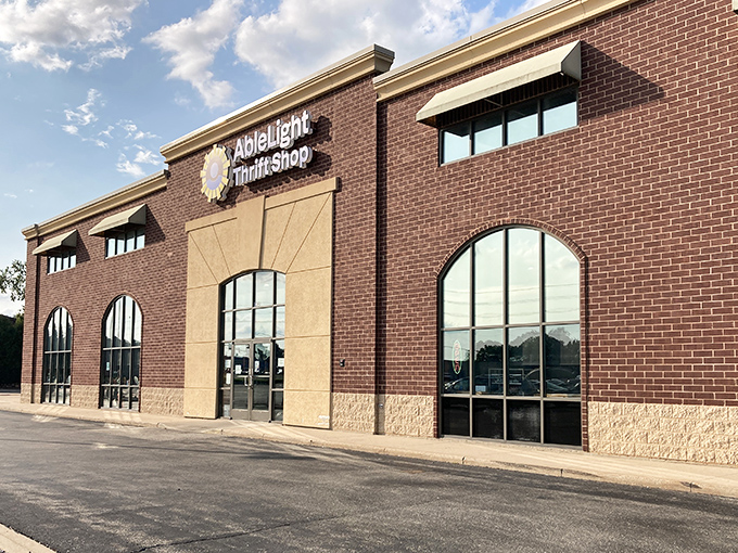 The brick facade of AbleLight Thrift Shop beckons with promise&mdash;like a treasure chest waiting to be opened by savvy shoppers.