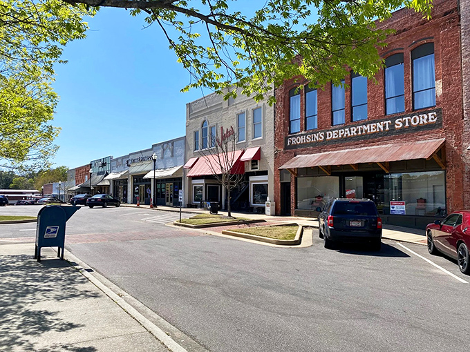 Alexander City's downtown charm unfolds like a favorite novel, where every storefront tells its own story.