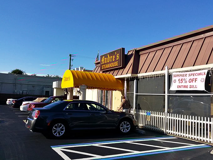 Sometimes the best steakhouses hide behind the most unassuming facades - Andre's proves this beautifully.