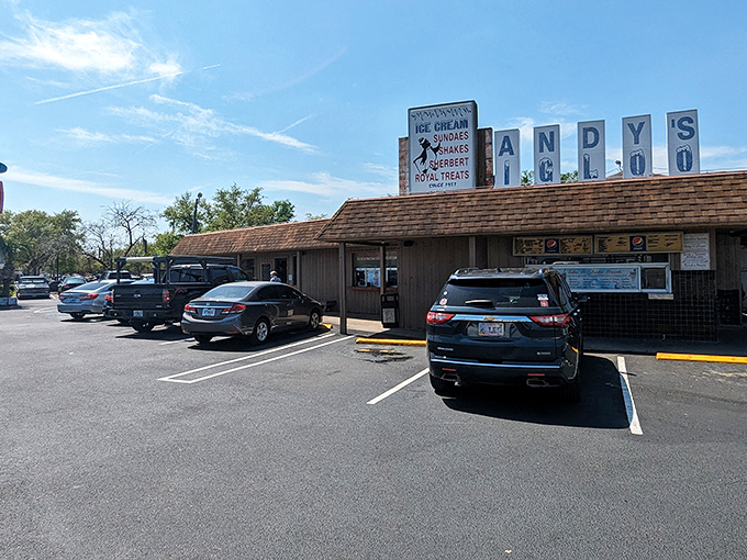 That classic roadside charm never goes out of style - Andy's Igloo stands ready to serve up sweet memories.