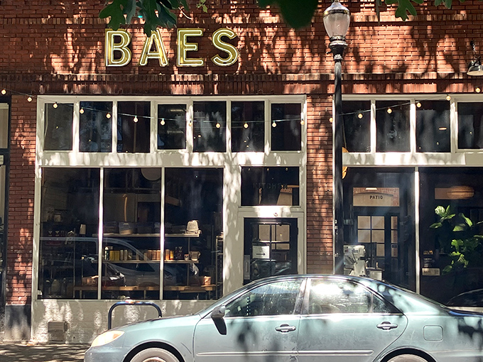The clean lines of BAES's storefront hide Portland's worst-kept secret &ndash; fried chicken that makes grown adults weak at the knees.