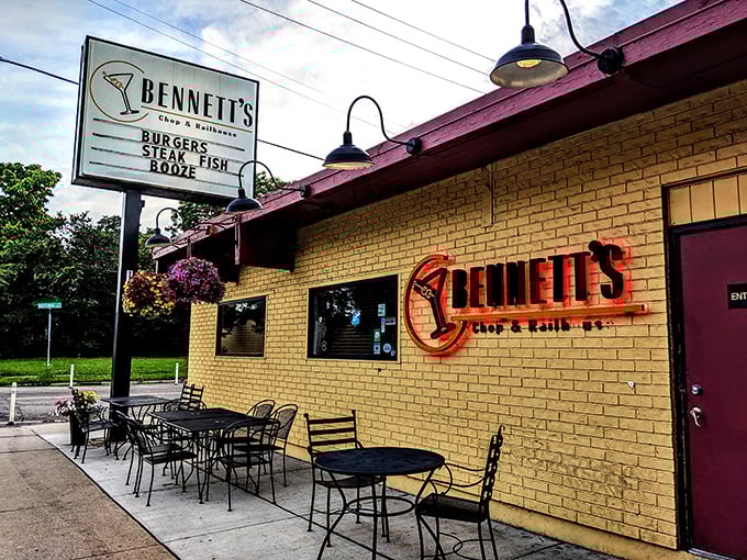 Bennett's yellow brick exterior might not scream "gourmet," but inside awaits steak nirvana that would make Ron Swanson weep with joy.