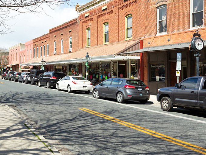 Berlin's Main Street looks like a movie set because, well, it actually was! Those brick storefronts have stories to tell.