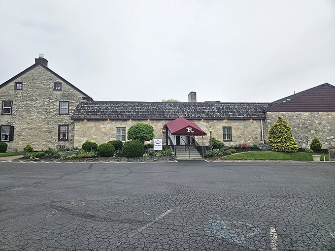 Stone walls and timeless charm - this Pennsylvania Dutch gem looks like it stepped from a storybook.