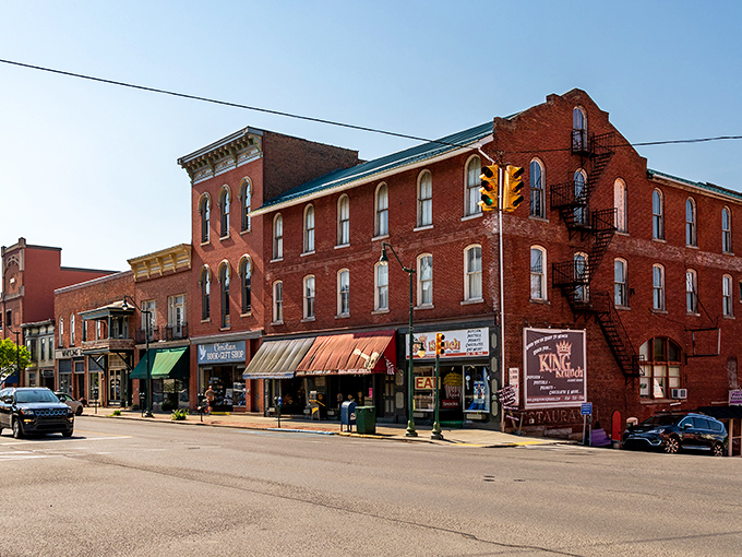Brookville's historic downtown looks like a movie set where everyone knows your name and the coffee's always hot.