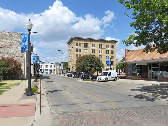 Downtown Brownwood stretches out like a Norman Rockwell painting, where every storefront whispers tales of affordable living.