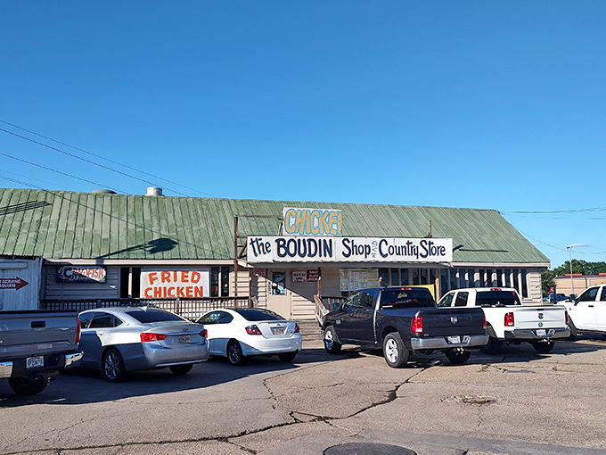 The Boudin Shop's weathered sign and packed parking lot tell you everything &ndash; locals know where the good stuff is hiding.