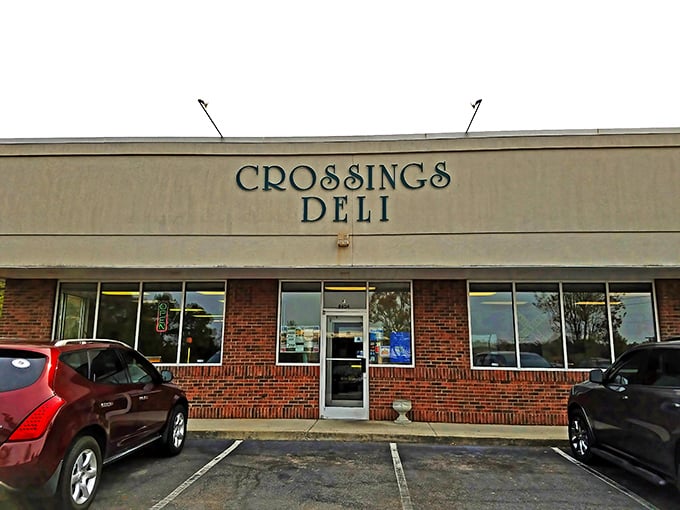 Crossings Deli's unassuming brick storefront hides sandwich treasures that would make a food detective proud.