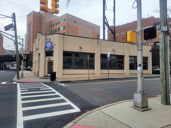 Modern meets classic at this New Brunswick gem where hot dogs get the gourmet treatment.