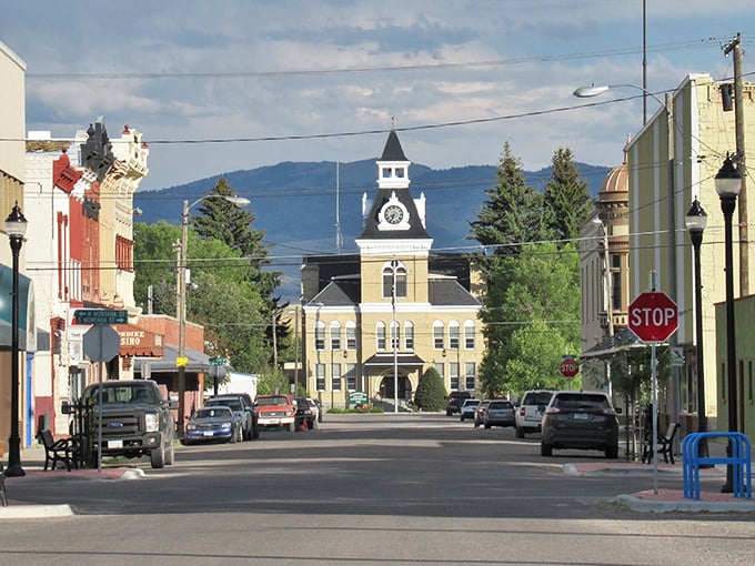 Dillon's historic courthouse stands proudly at the end of Main Street, like a stately timekeeper watching over this affordable Montana gem.