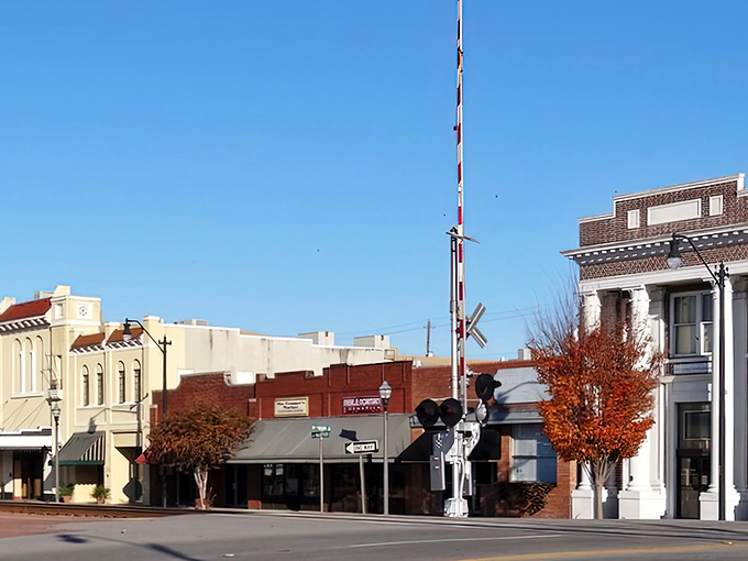 Downtown Dillon's historic main street looks like a movie set where time decided to take a leisurely Southern pause.