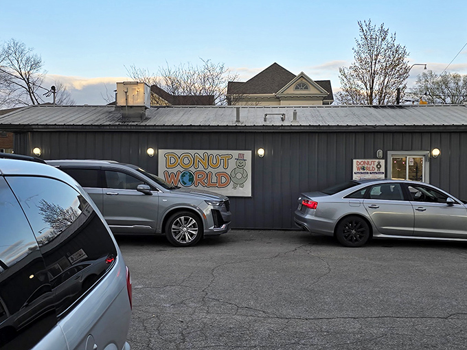 The unassuming exterior of Donut World hides a 24-hour paradise of freshly-fried delights waiting to be discovered.