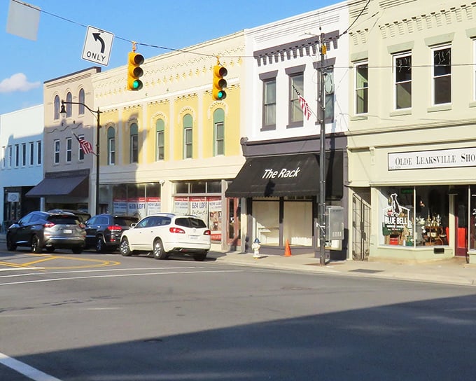 Eden's Main Street looks like it was plucked straight from a Norman Rockwell painting, complete with vintage storefronts and small-town charm.