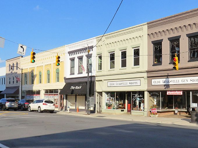 Eden's Main Street showcases the kind of authentic storefronts that make small towns irresistible.