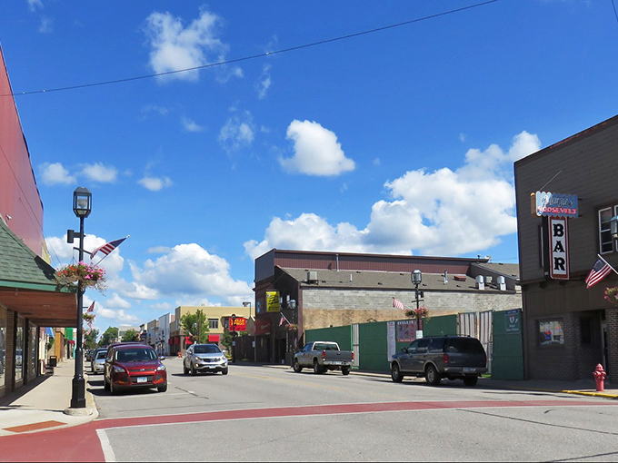 Downtown Eveleth welcomes you with colorful storefronts and small-town charm. Like a Norman Rockwell painting come to life in Minnesota's Iron Range.