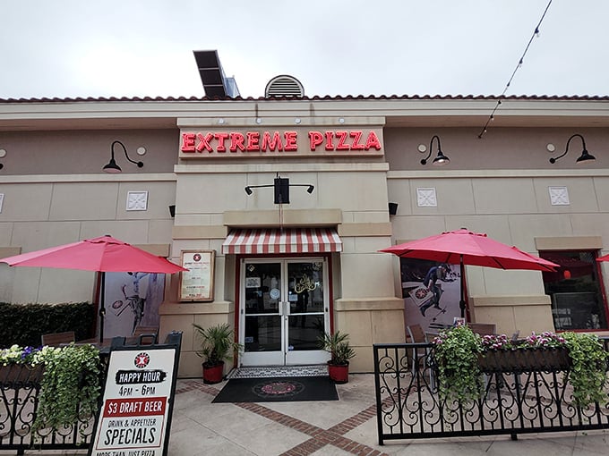 Look at that golden crust - it's practically glowing like a pizza sunset over Myrtle Beach. 