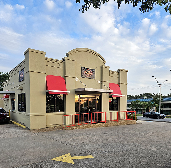 FRANKS stands proud with those cherry-red awnings - like a beacon calling hungry souls home for lunch.