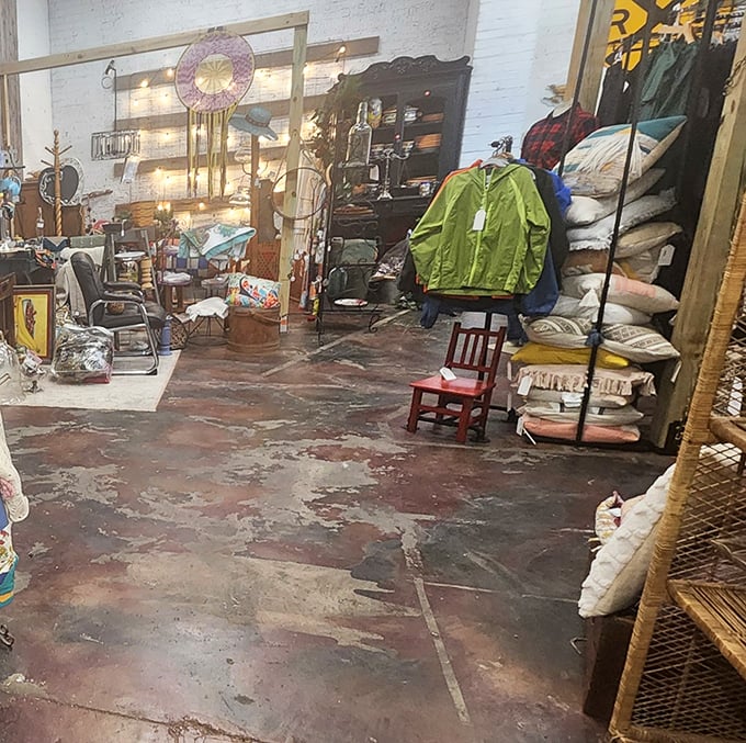 Treasure hunting paradise: where every corner holds potential discoveries waiting for eagle-eyed shoppers.