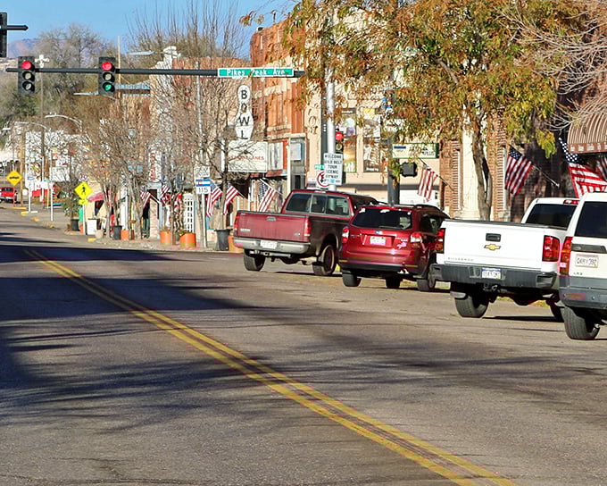 Small-town charm meets historic architecture in downtown Florence. Those brick buildings have seen more Colorado history than most history books.