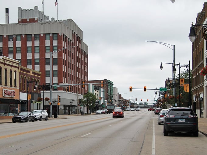 Downtown Galesburg stretches out like a living museum of Americana, where brick buildings tell stories of railroads and resilience.