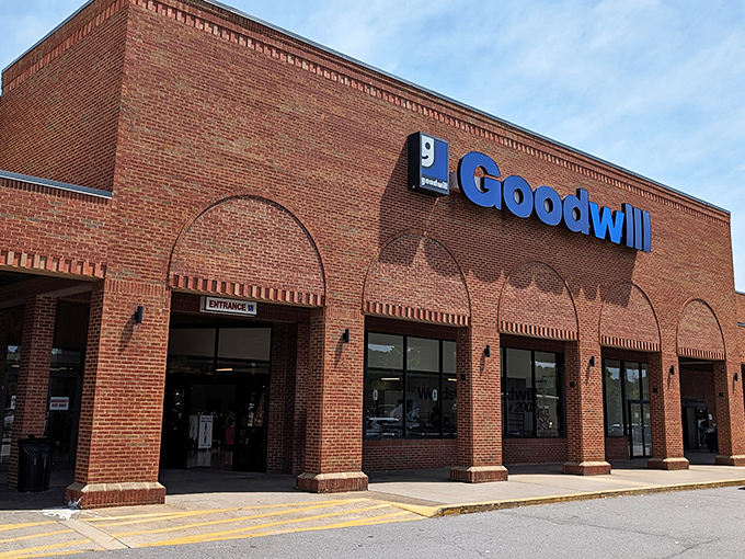 That classic brick facade welcomes bargain hunters like an old friend who always has great stories to share.