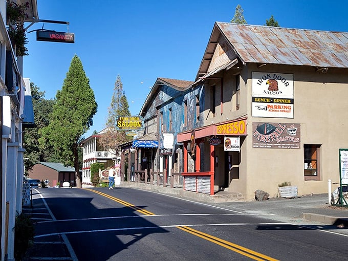 Main Street Groveland feels like stepping into a Western movie set where the coffee's real and the charm's authentic.