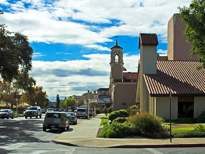 Picture this: Hanford's charming downtown where Spanish-style bell towers watch over streets that won't empty your wallet.
